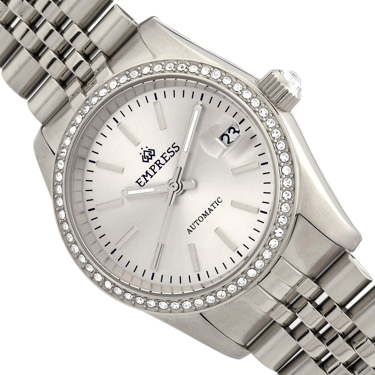 Empress Constance Women's Watch Silver Band Silver Case EMPEM1501 ...